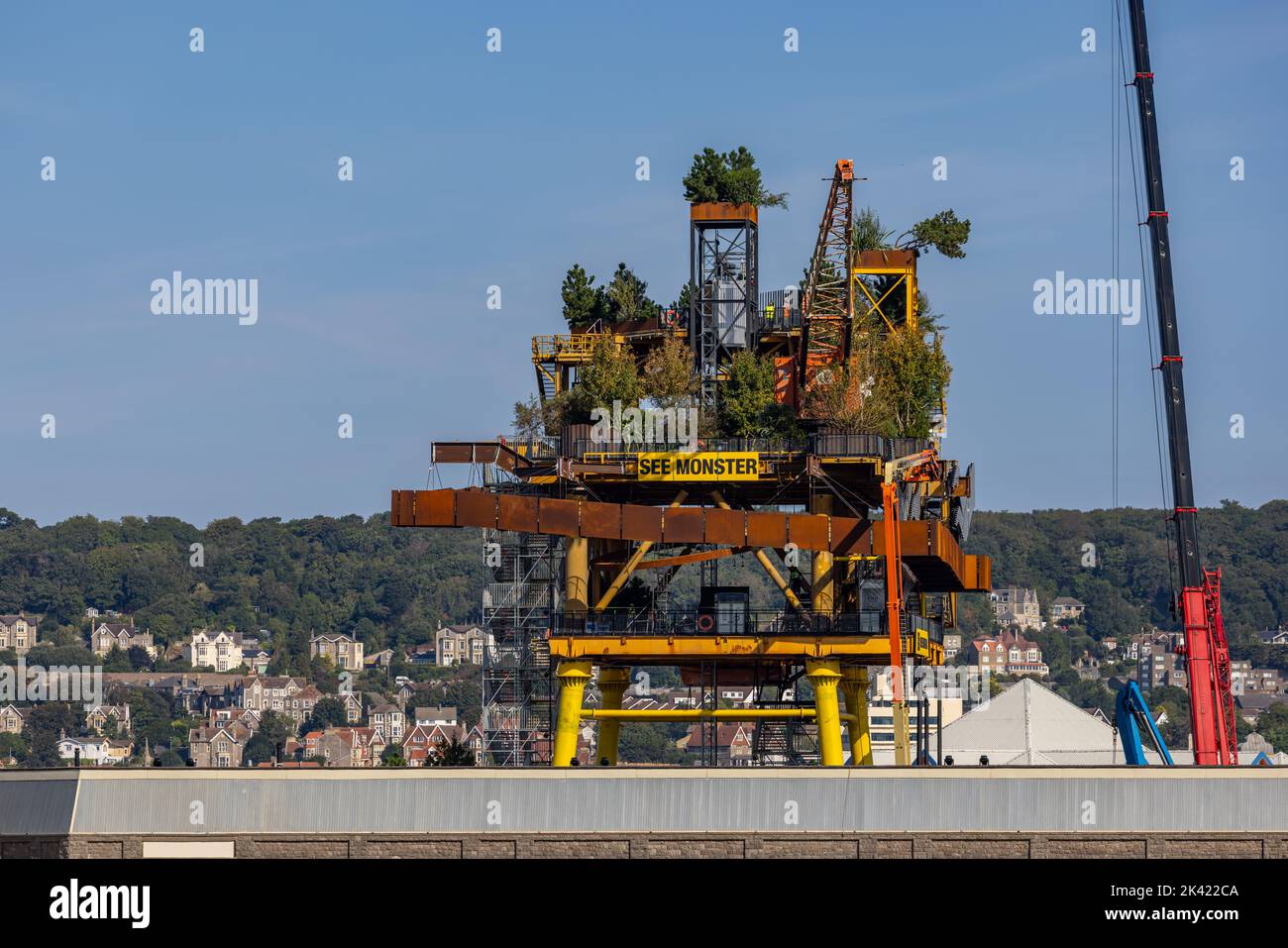 See Monster art installation Stock Photo - Alamy