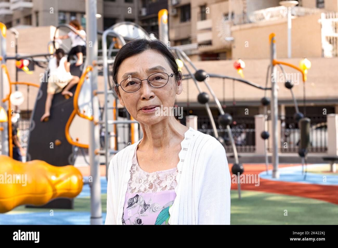 Priscilla Lui Tsang Sun-kai, a non-official member of the Commission on Children, for a focus ...