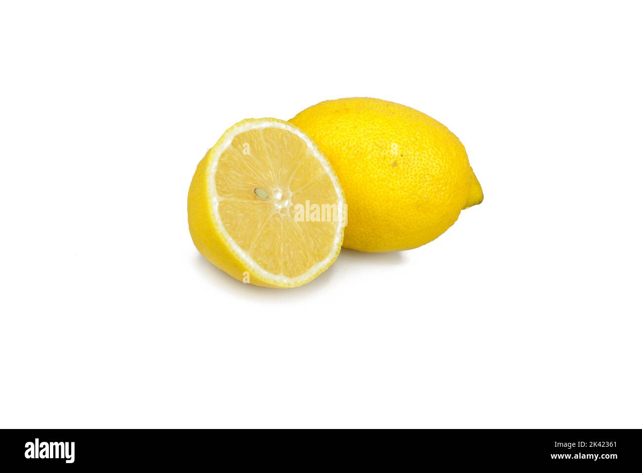 Lemon - Stock Image on white background Stock Photo - Alamy