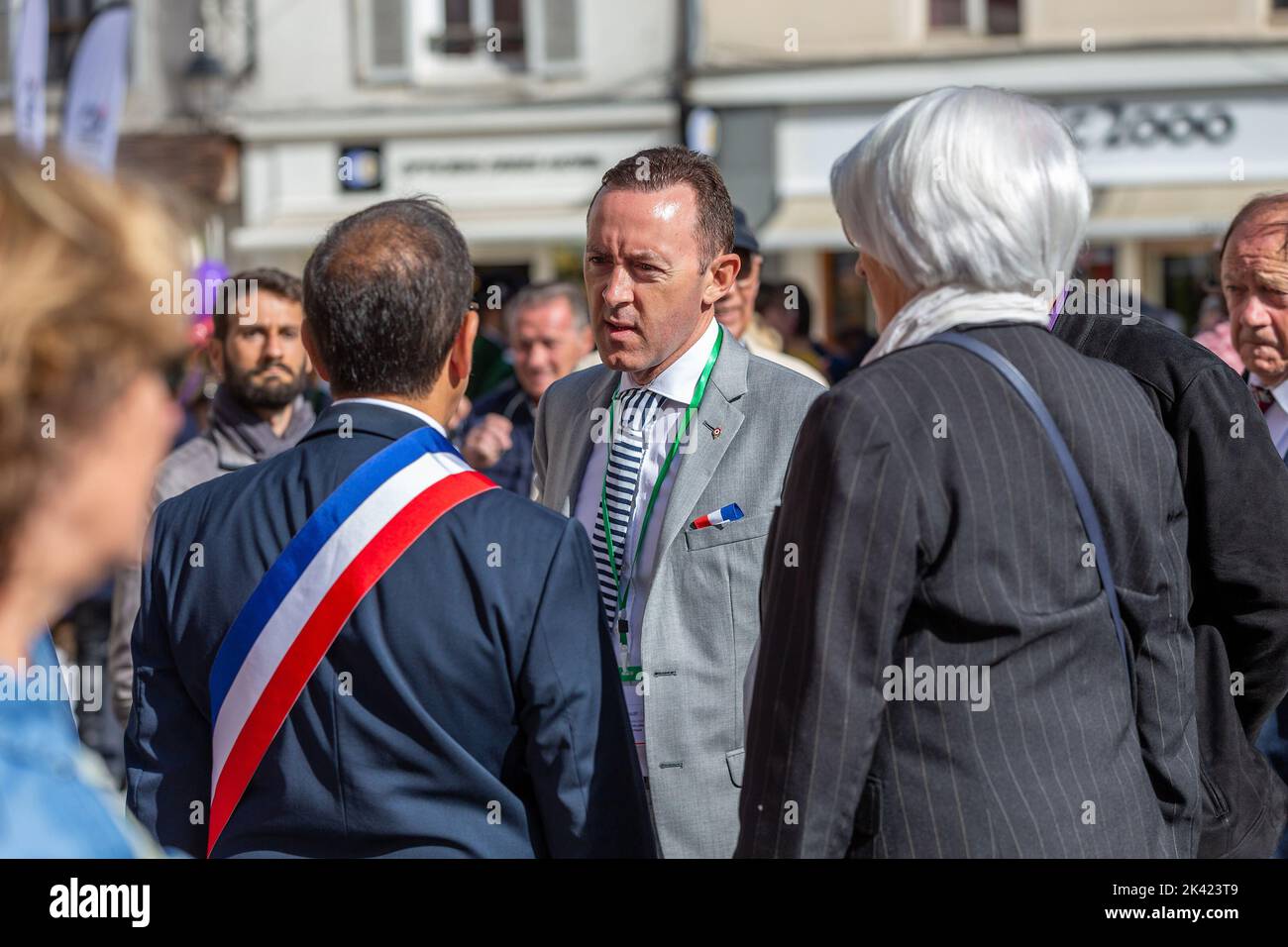 (C) Denis TRASFI / MAXPPP - à Arpajon à la Foire aux Haricots le 17-09 ...