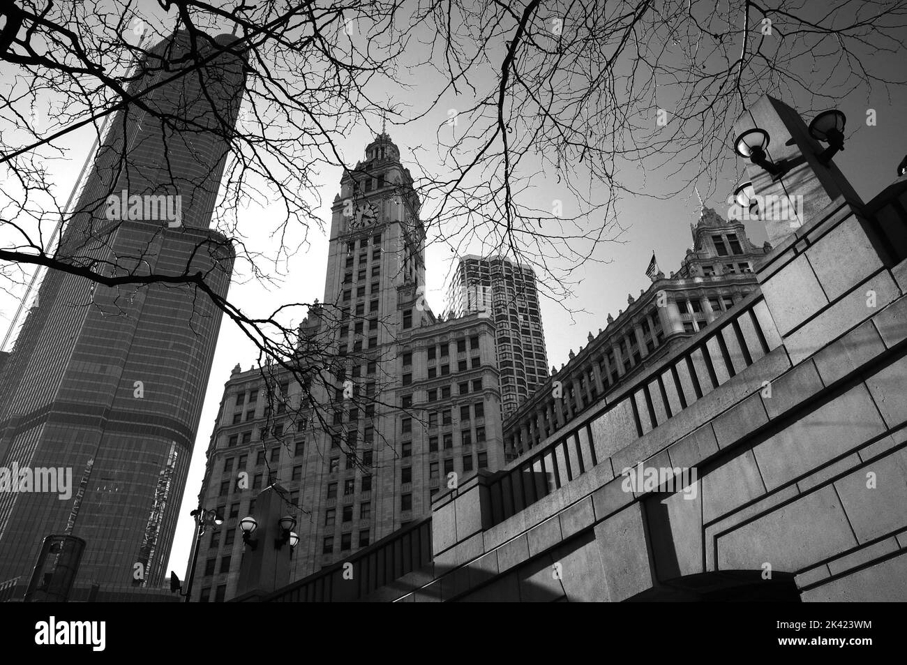 Chicago view- Stock Image Stock Photo - Alamy