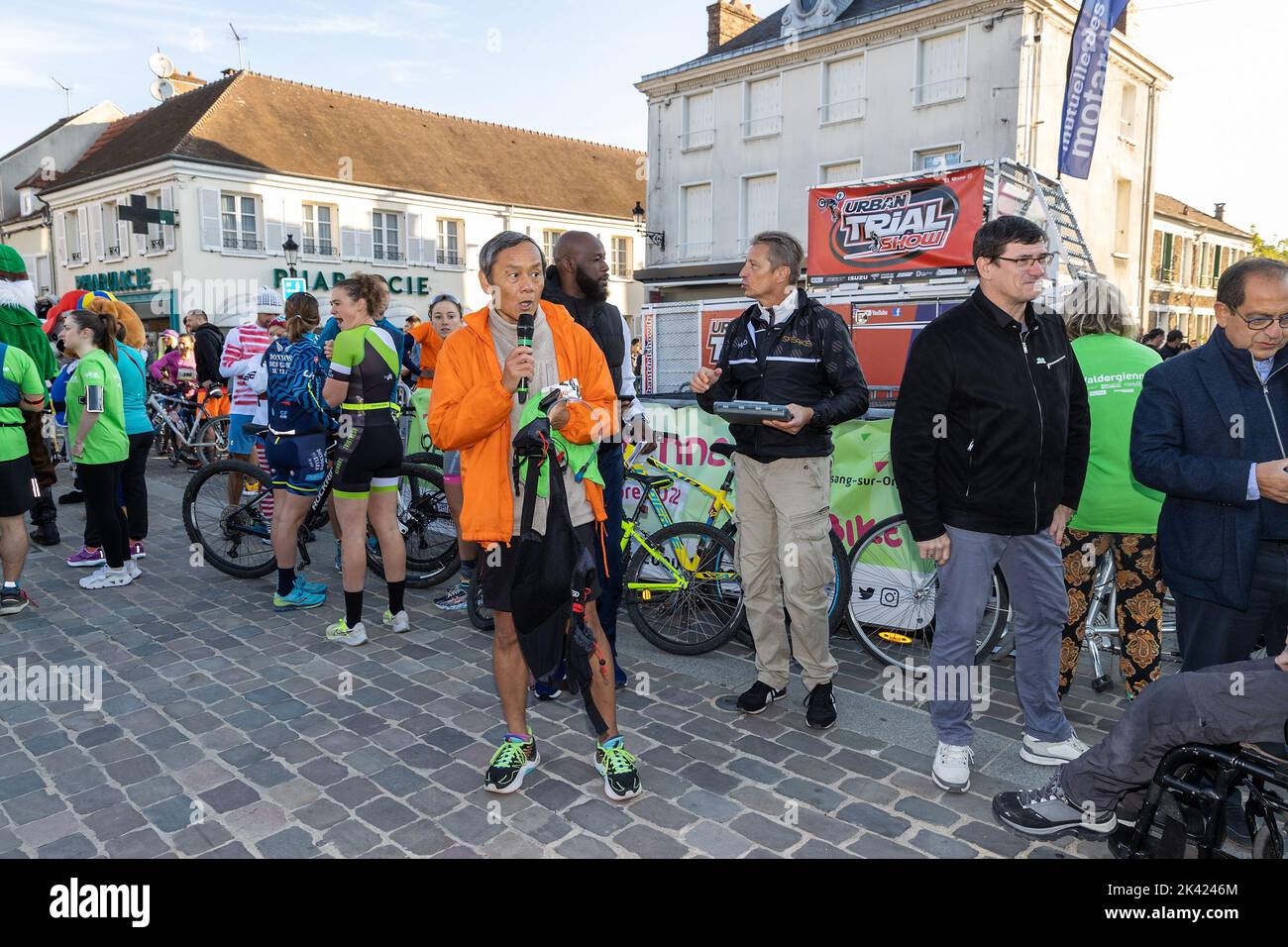 (C) Denis TRASFI / MAXPPP - à Arpajon à la Foire aux Haricots le 17-09 ...