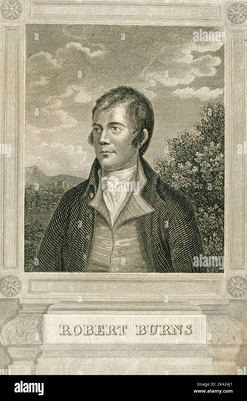 Robert burns illustration hi-res stock photography and images - Alamy