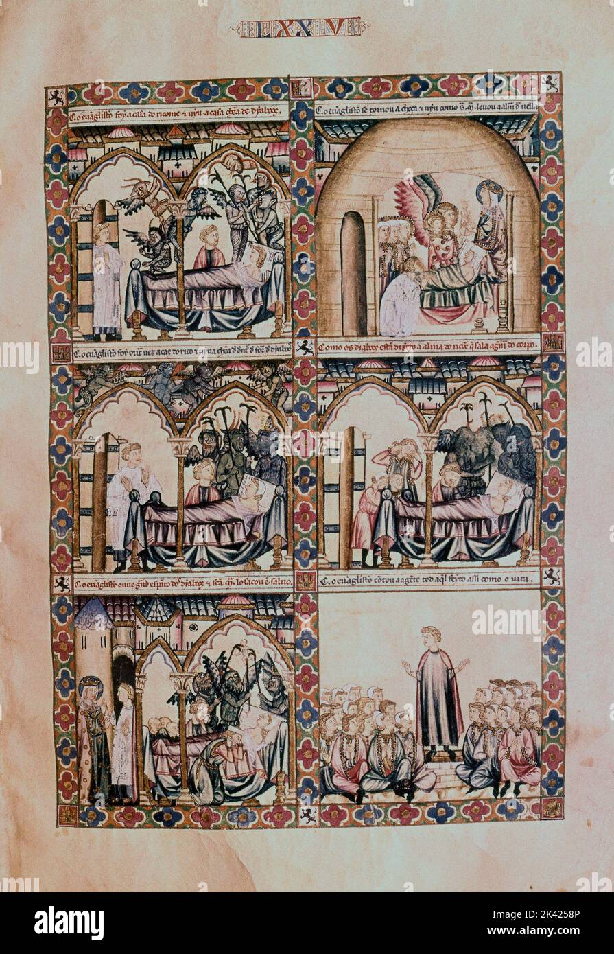 MTI1-CANTIGA STA MARIA Nº 75-F 112R-RICO Y POBRE A LA HORA DE LA MUERTE ...