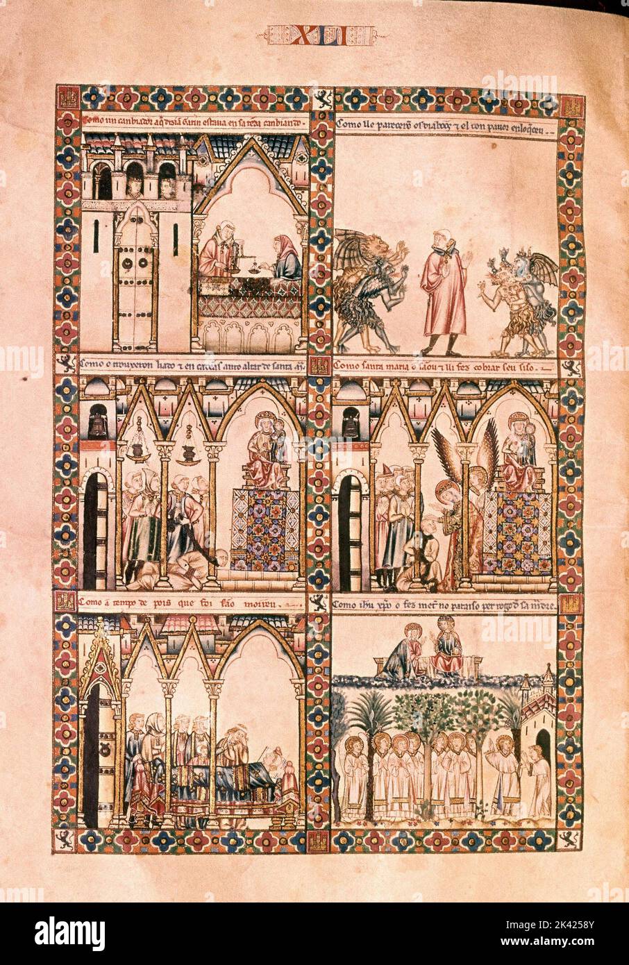 MTI1-CANTIGA STA MARIA Nº41-F59V-LA VIRGEN SANA A UNO QUE ERA SANDIO ...