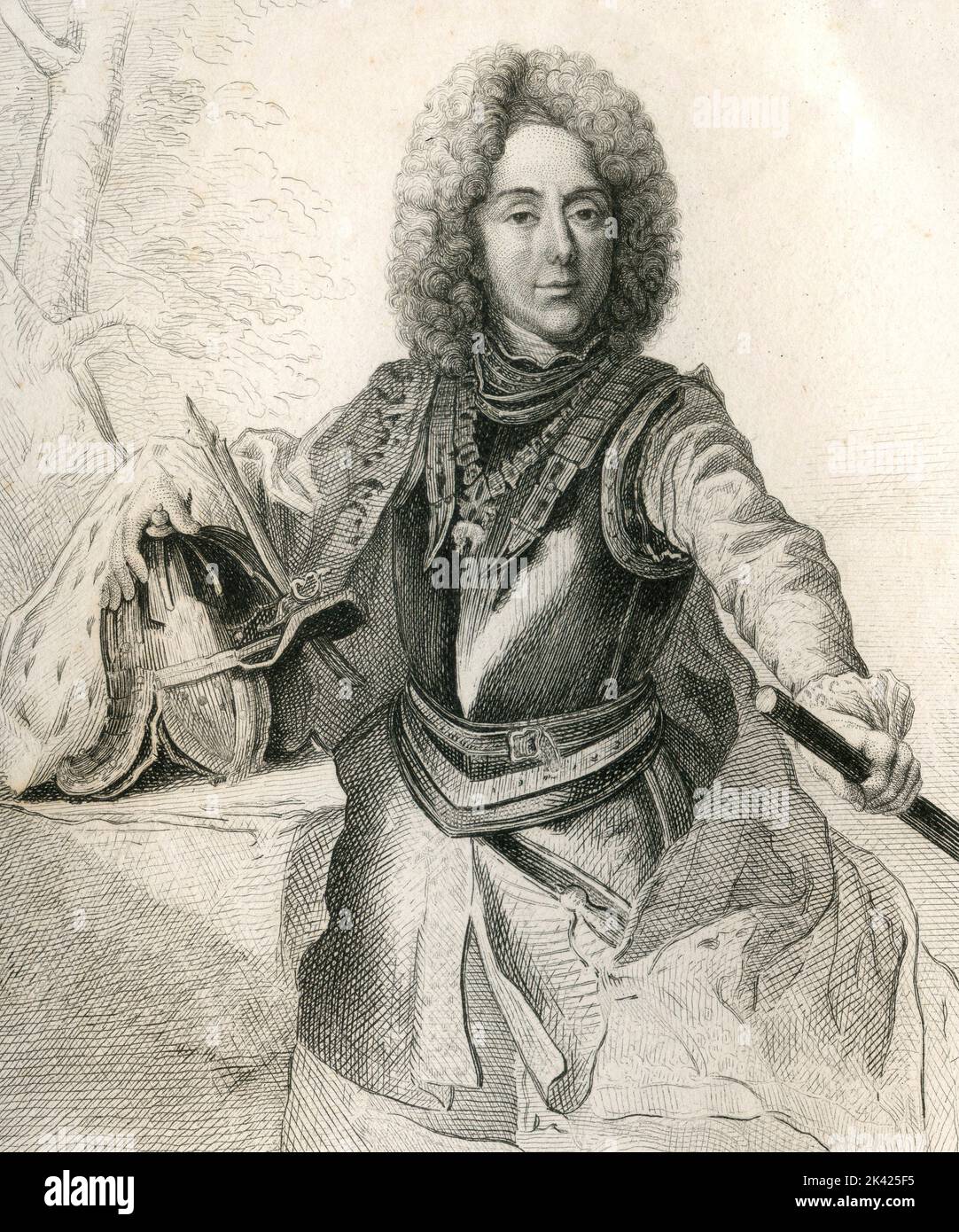 Portrait of Italian nobleman and general Eugenio of Savoy aka Prince ...