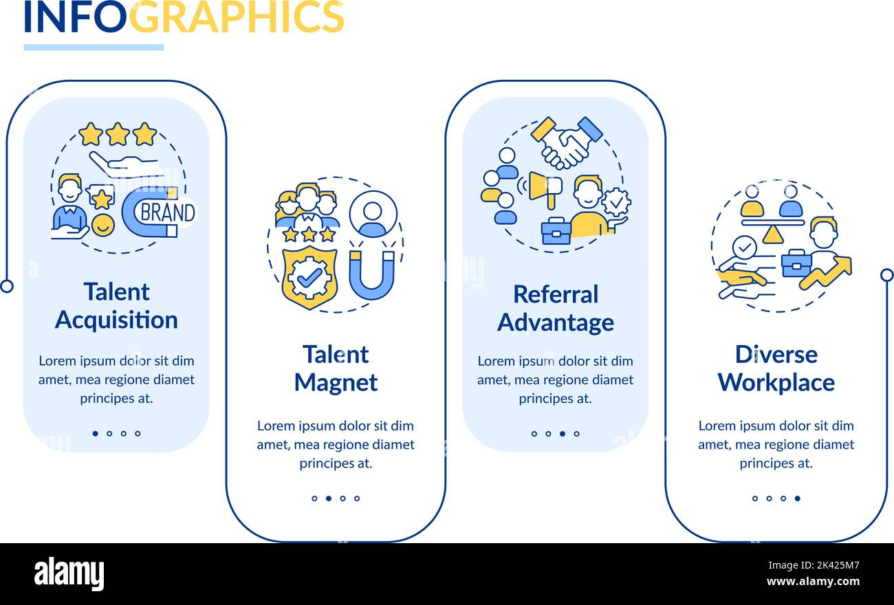 HR system rectangle infographic template Stock Vector Image & Art - Alamy