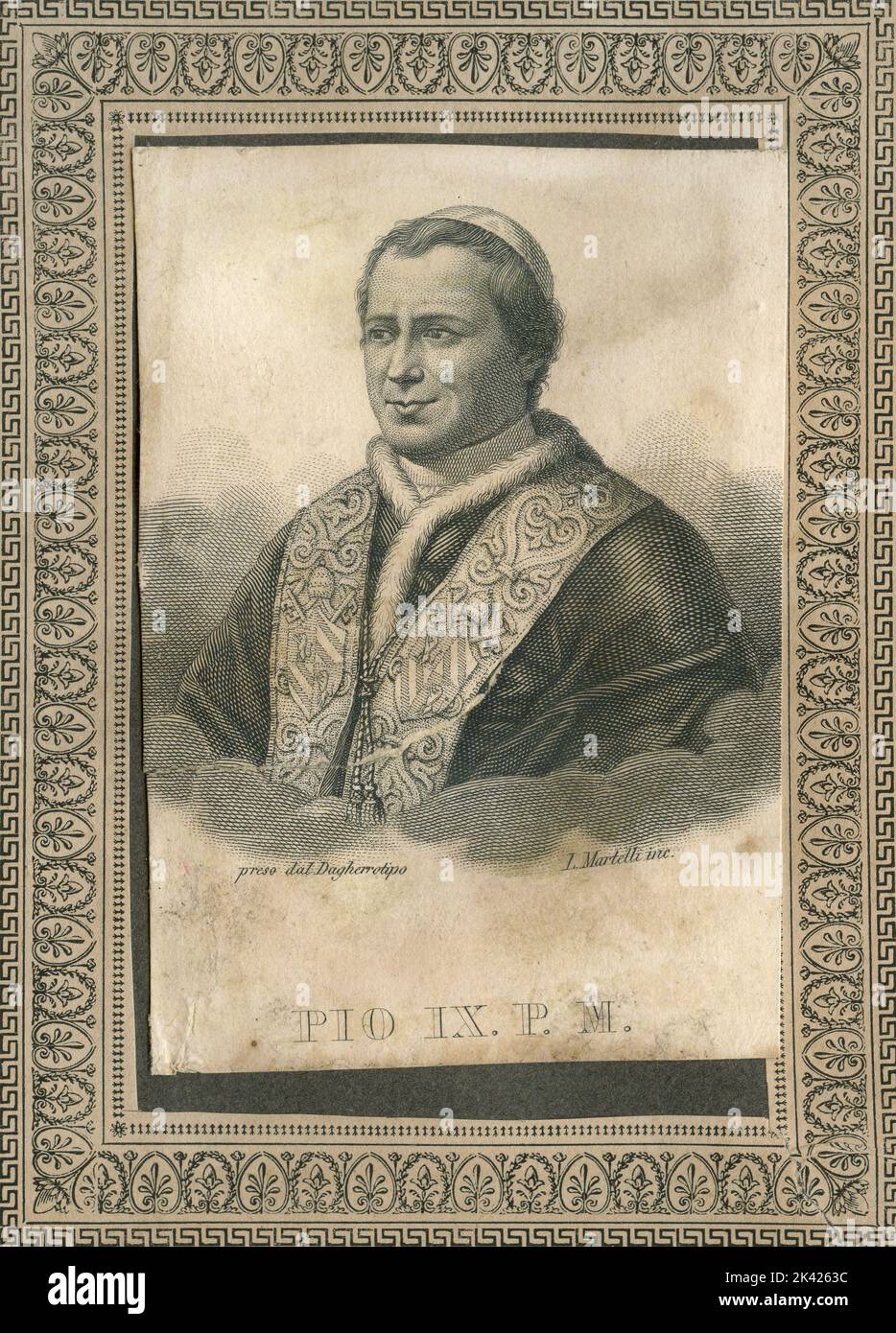 Portrait pope pius ix hi-res stock photography and images - Alamy