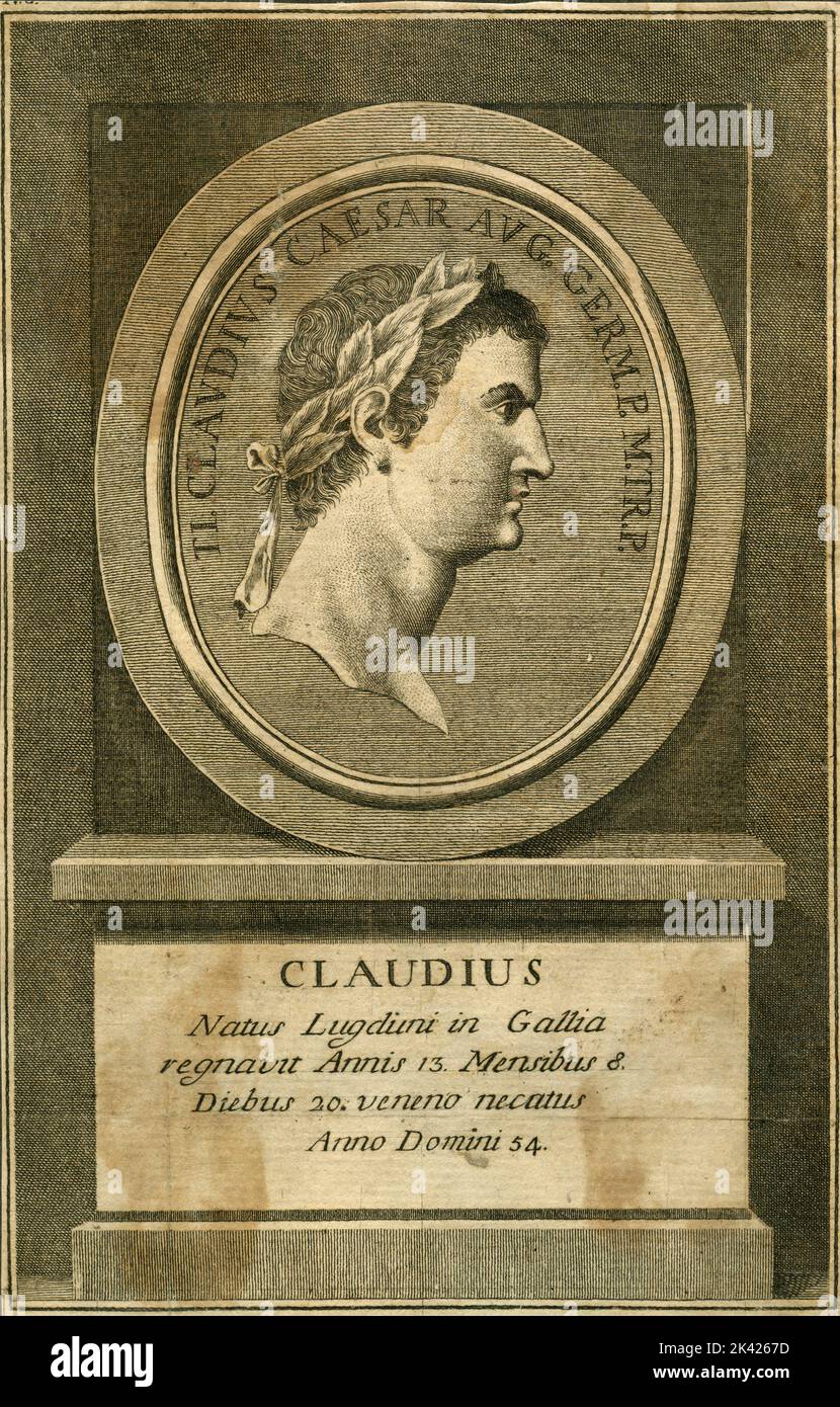 Portrait of Roman emperor Claudius, 1700 ca Stock Photo - Alamy Portrait of Roman emperor Claudius, 1700 ca Stock Photo - Alamy