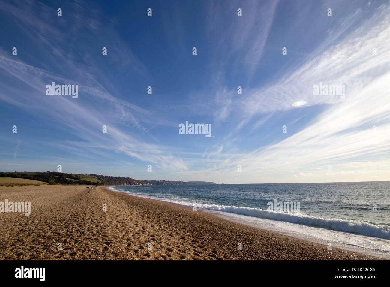 The magnificent beach at Slapton Sands in Devon, UK Stock Photo - Alamy