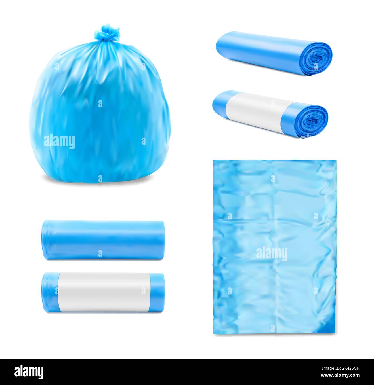 Full up bin Stock Vector Images - Alamy