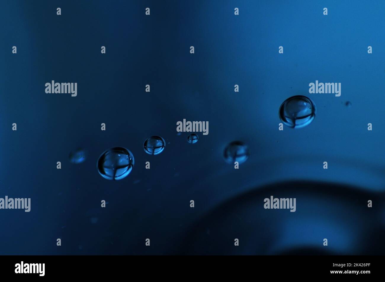 Water drops close-up Stock Photo - Alamy