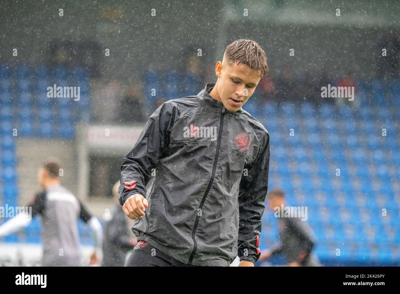 Hobro, Denmark. 27th, September 2022. Mads Enggaard of Denmark seen ...