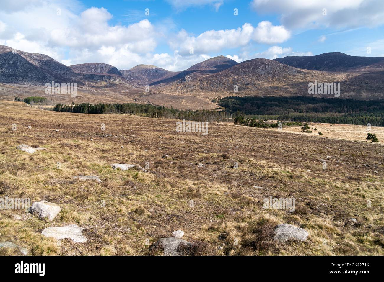 A view of the Mourne Mountains in Northern Ireland, UK Stock Photo - Alamy