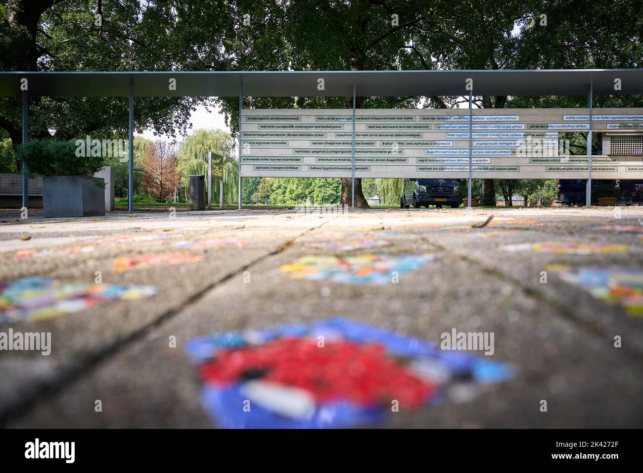 2022-09-29 13:09:35 AMSTERDAM - The Monument of the Flight Disaster in ...