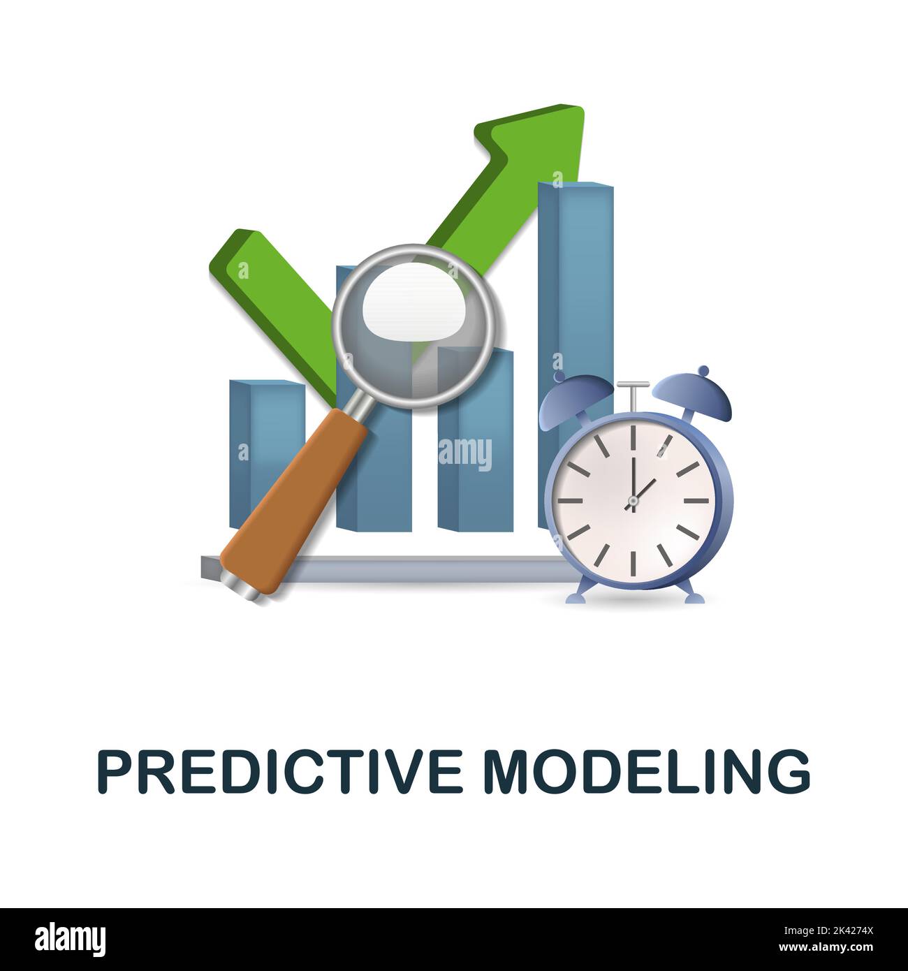 Predictive Modeling icon. 3d illustration from data science collection ... Predictive Modeling icon. 3d illustration from data science collection ...