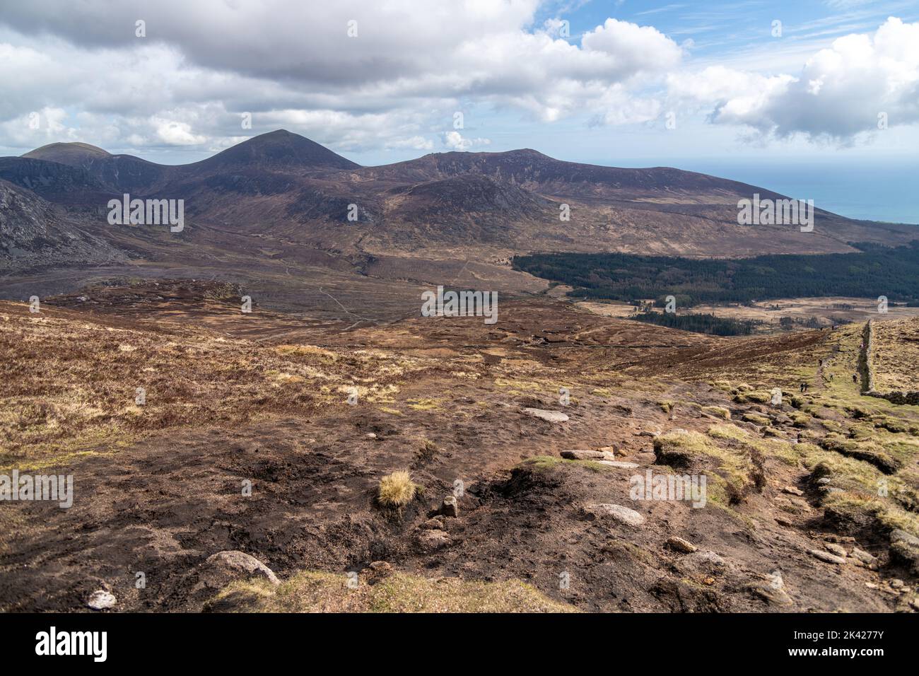 A view of the Mourne Mountains in Northern Ireland, UK Stock Photo - Alamy