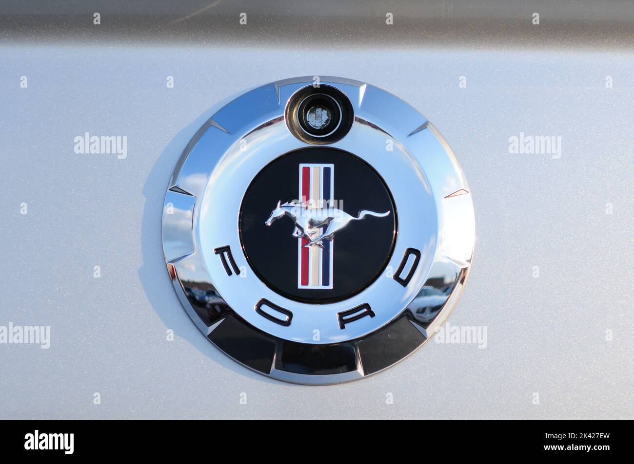 Ford Mustang Sign - Stock Image Stock Photo - Alamy