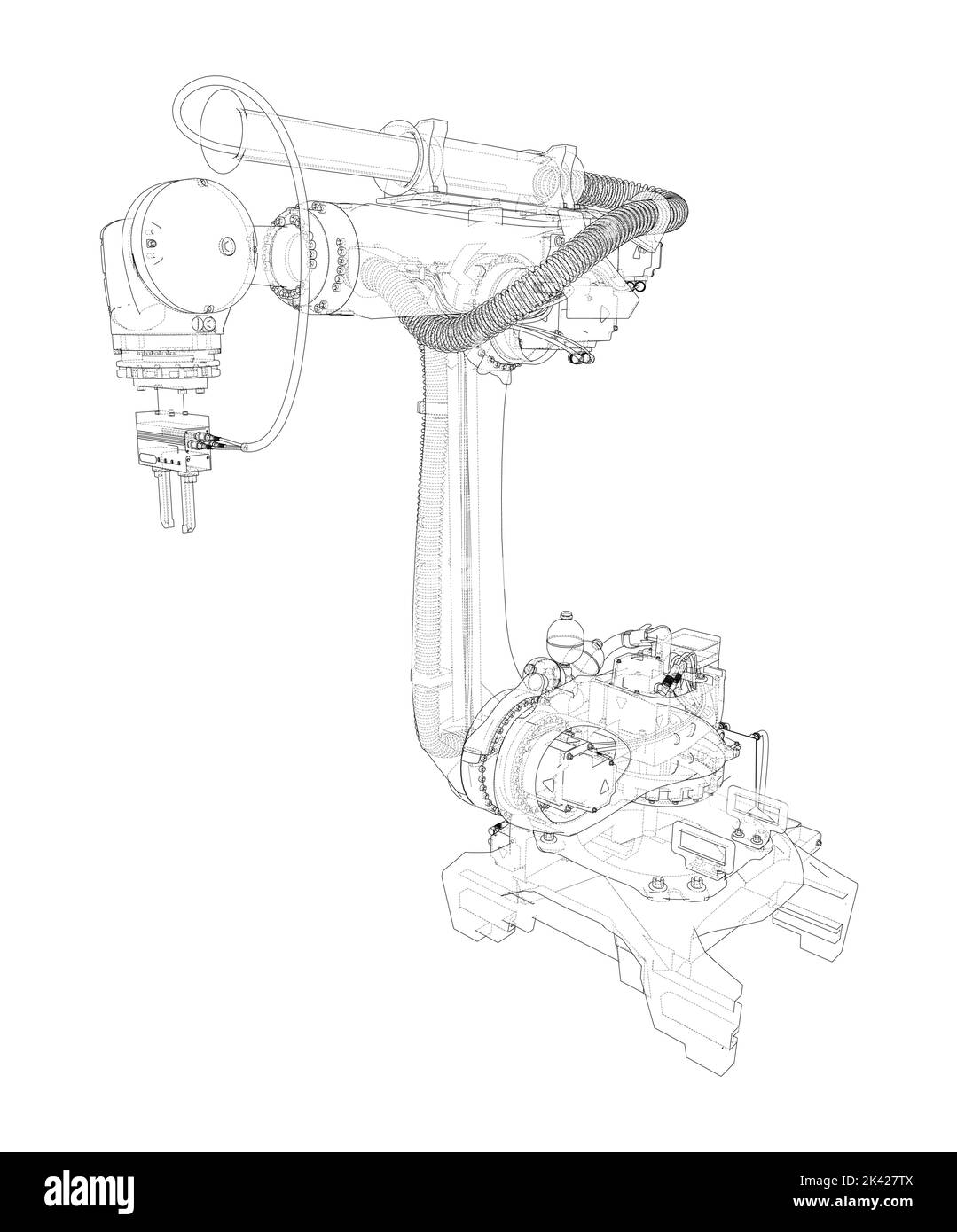 Industrial robot manipulator Stock Vector Image & Art - Alamy