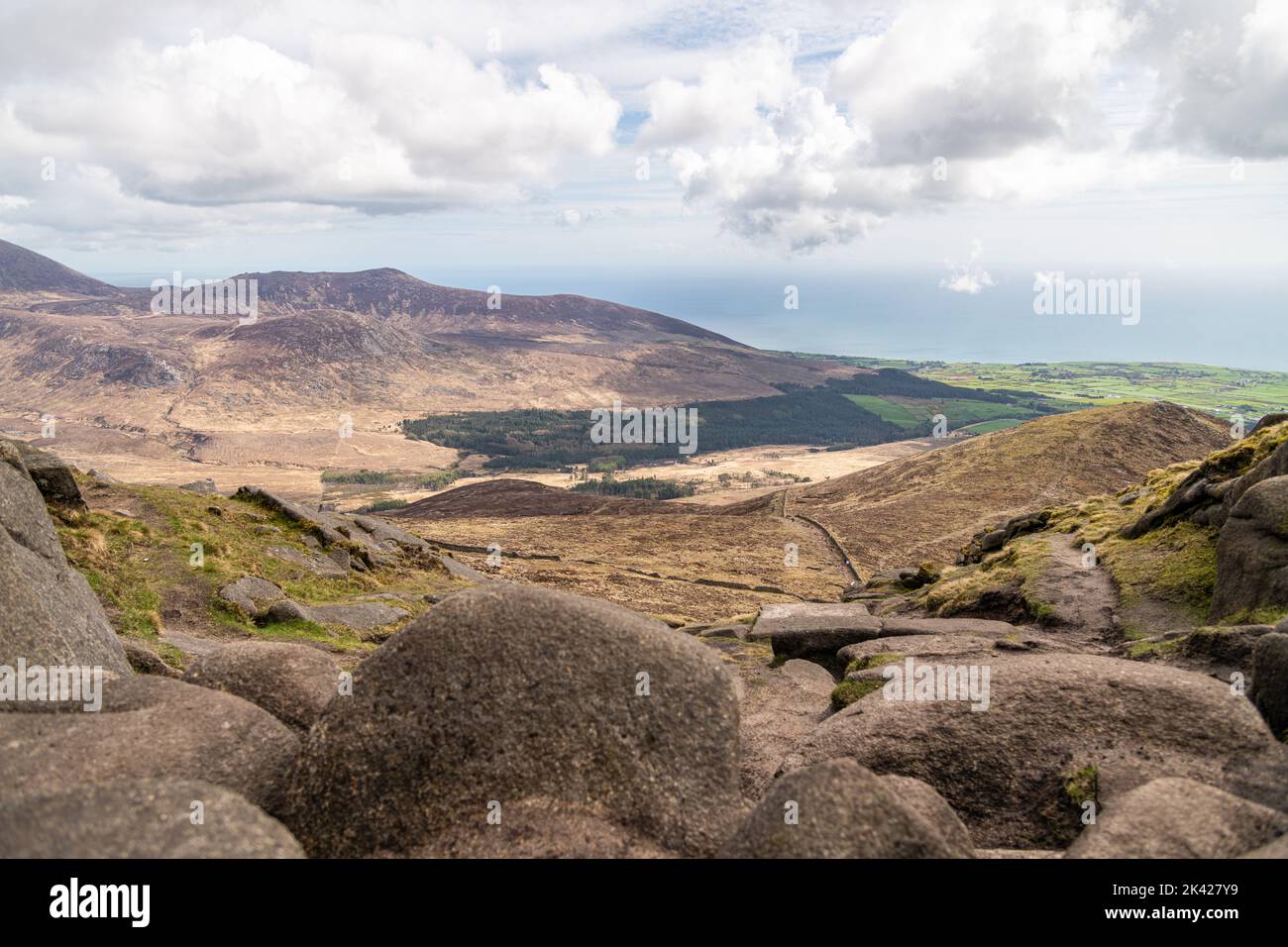 A view of the Mourne Mountains in Northern Ireland, UK Stock Photo - Alamy