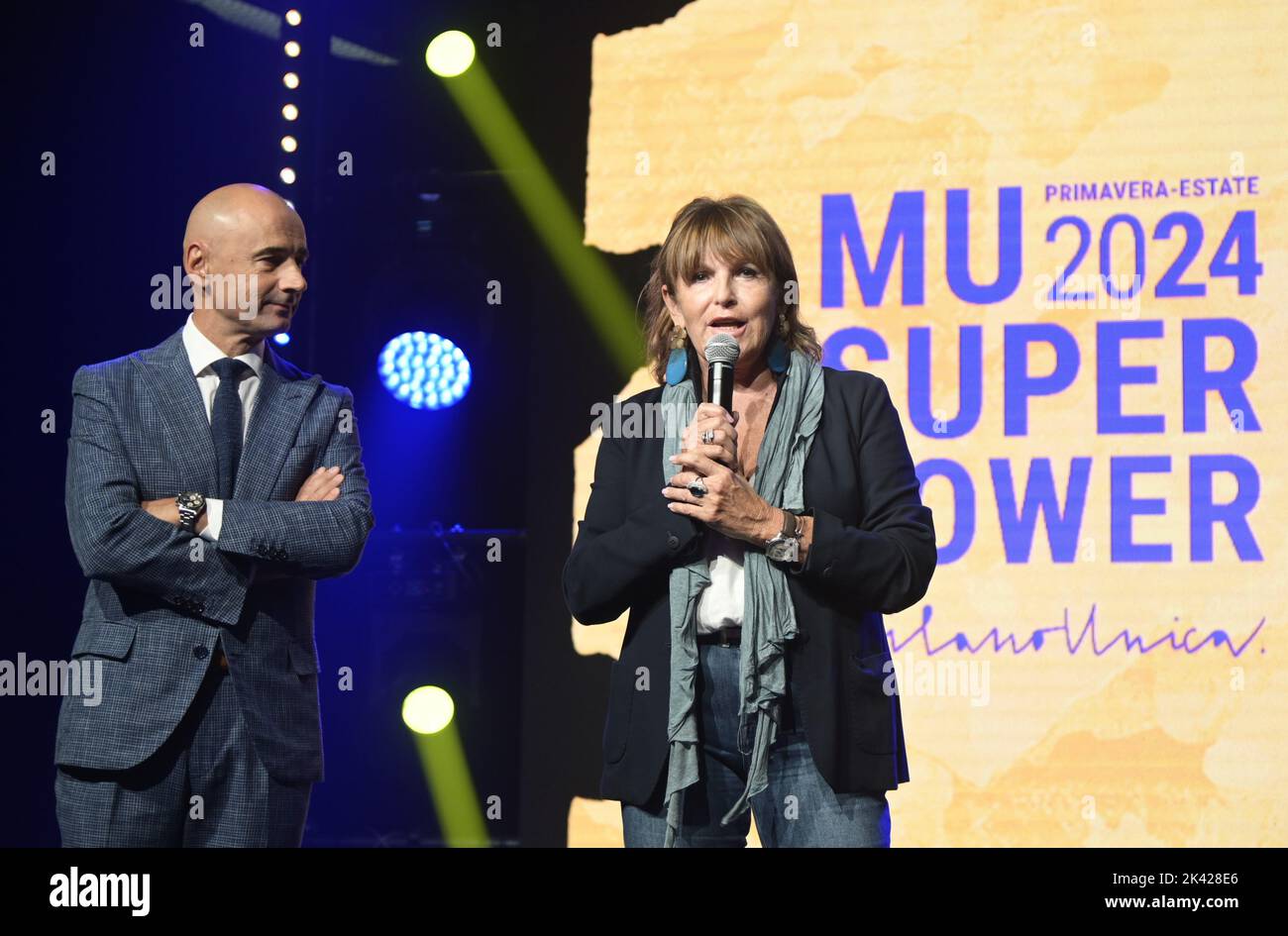 Milano, Italy MilanoUnica SUPER POWER event spring summer 2024 In the ...