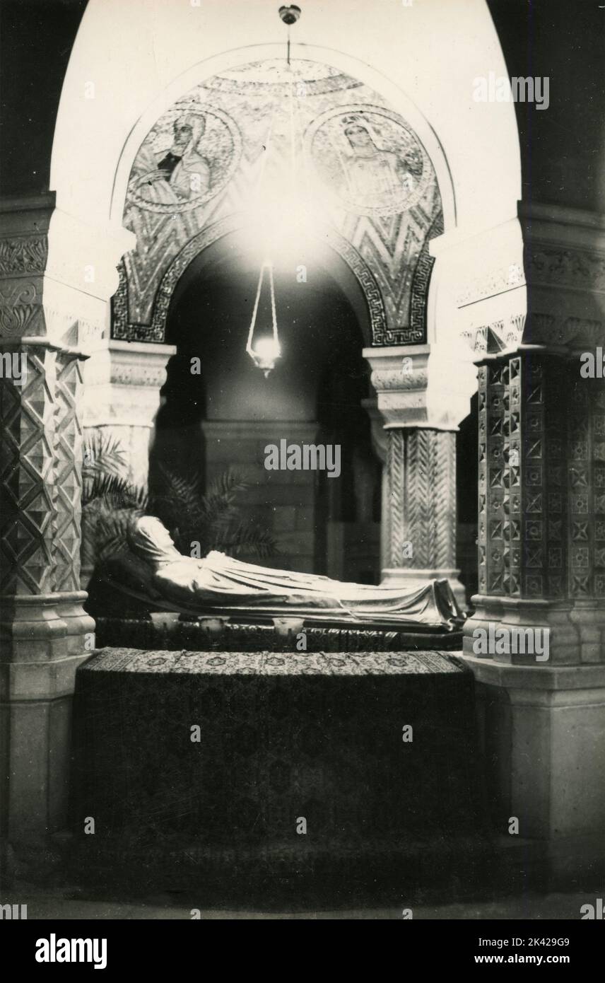 Shrine of the Virgin in the Crypt, Dormition Abbey, Jeusalem, Israel ...