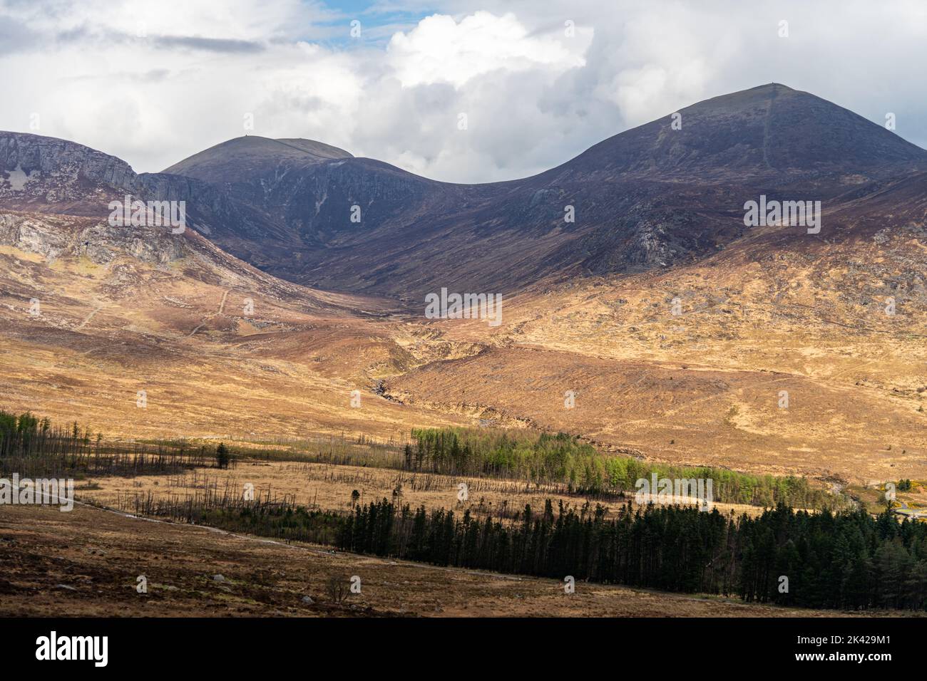 A view of the Mourne Mountains in Northern Ireland, UK Stock Photo - Alamy