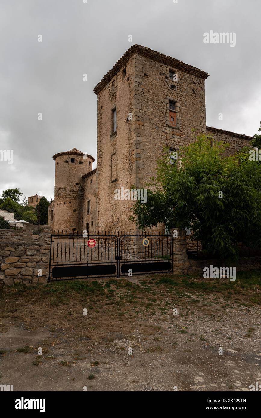 Rennes-le-Château castle. (aka château des Hautpoul). Origins from 13th ...