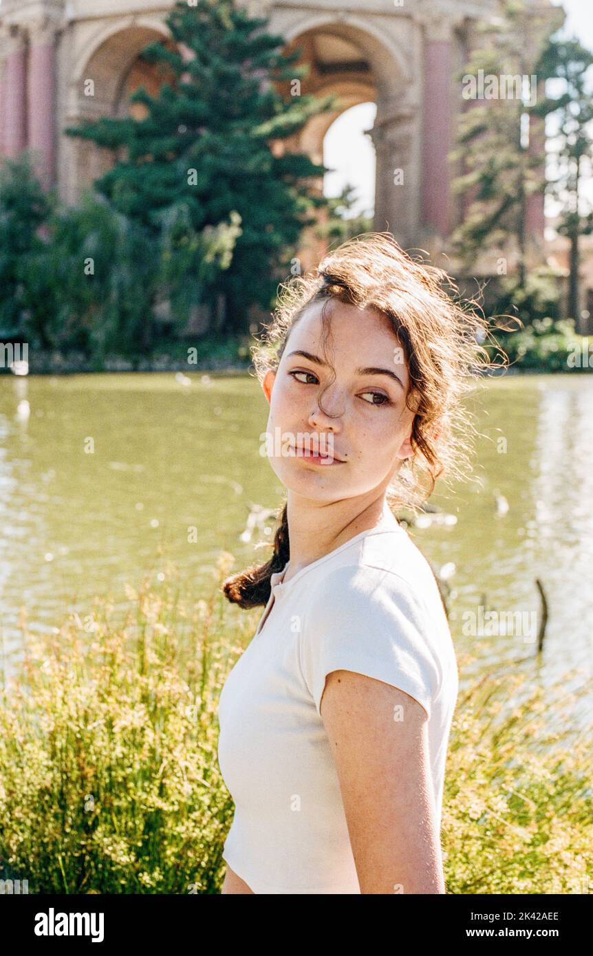 Retro Portrait Using Kodak Portra 400 35mm Film at the Palace of Fine ...