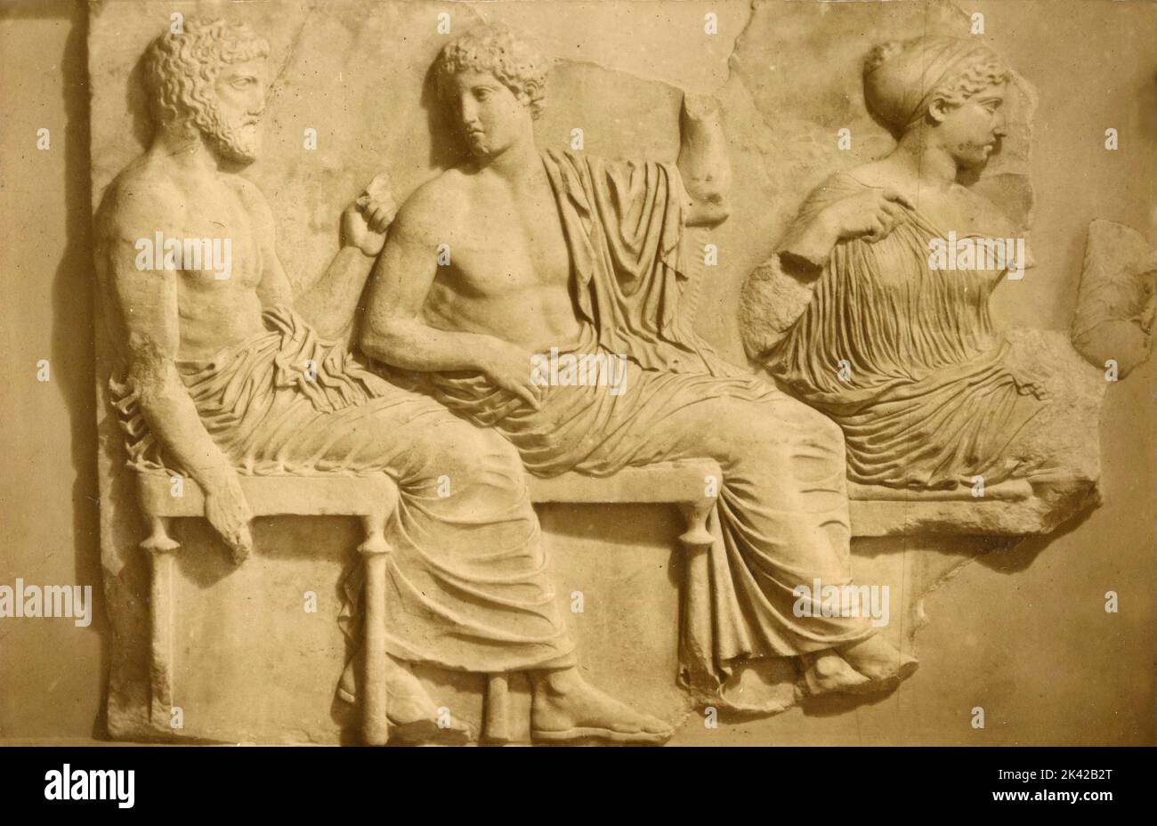 Poseidon apollo artemis relief parthenon hi-res stock photography and ...