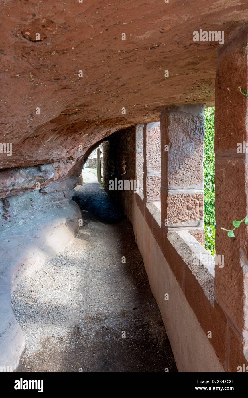 View of Haut-Barr Castle and the Alsace plain Stock Photo - Alamy