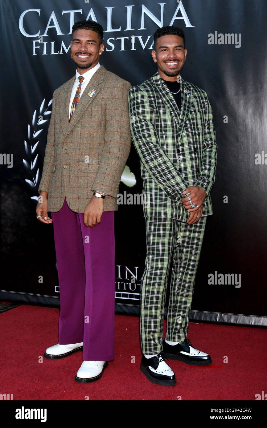 Santa Catalina Island, CA. 24th Sep, 2022. Elijah Bell, Isaac Bell at ...
