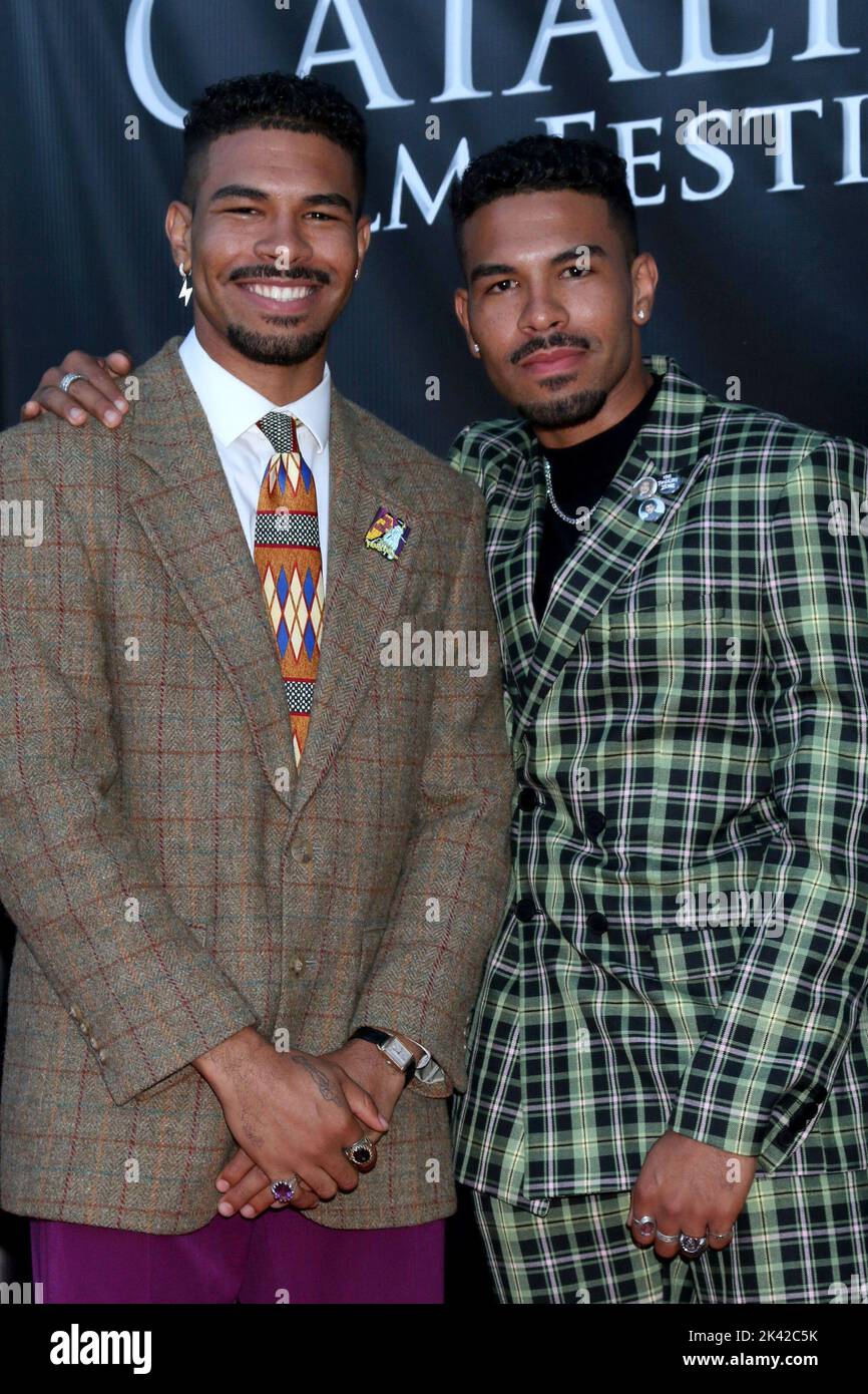 Santa Catalina Island, CA. 24th Sep, 2022. Elijah Bell, Isaac Bell at ...