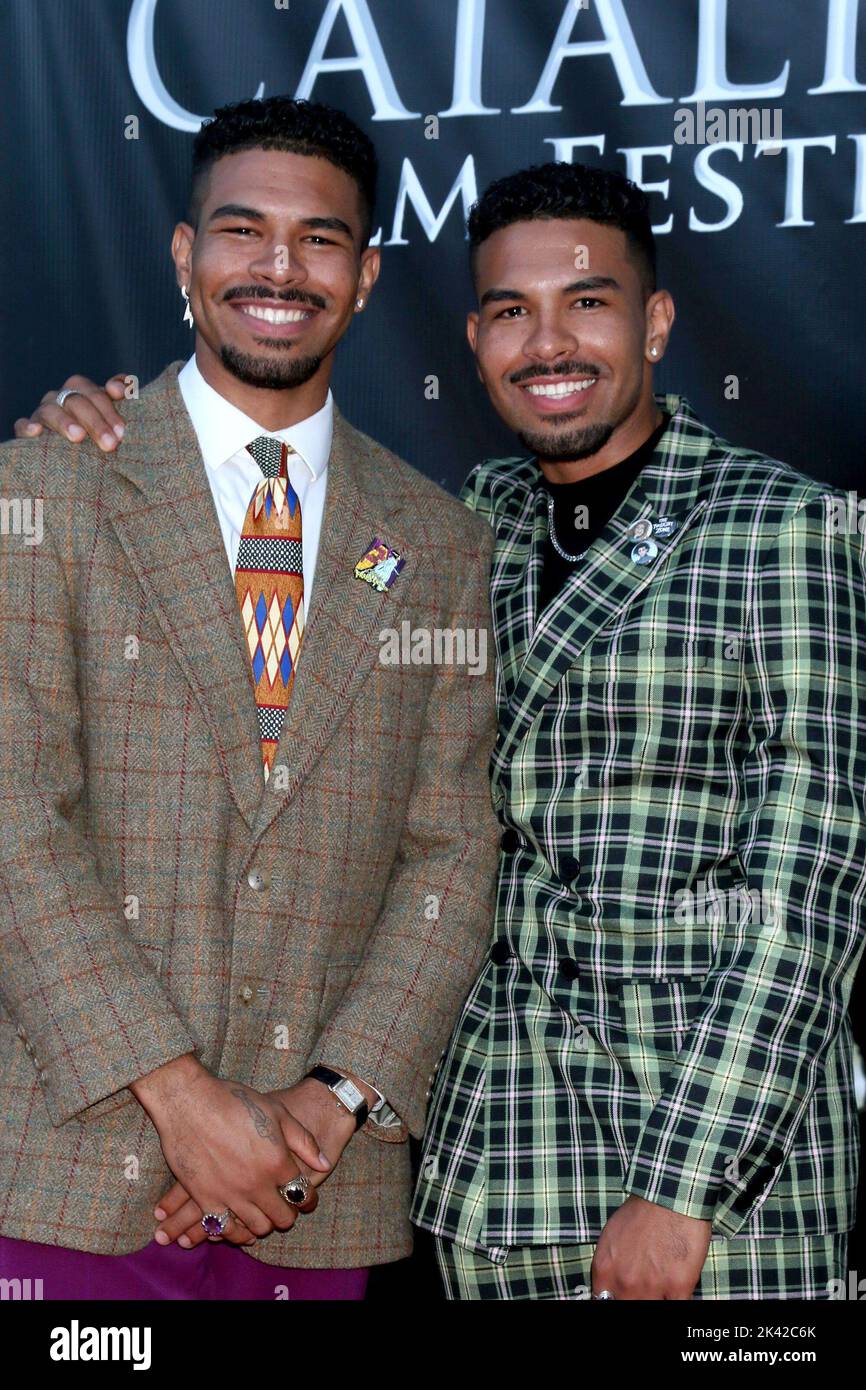Santa Catalina Island, CA. 24th Sep, 2022. Elijah Bell, Isaac Bell at ...