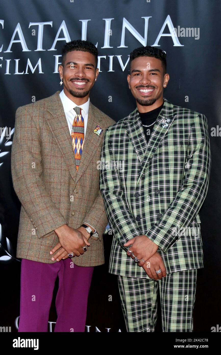 Santa Catalina Island, CA. 24th Sep, 2022. Elijah Bell, Isaac Bell at ...