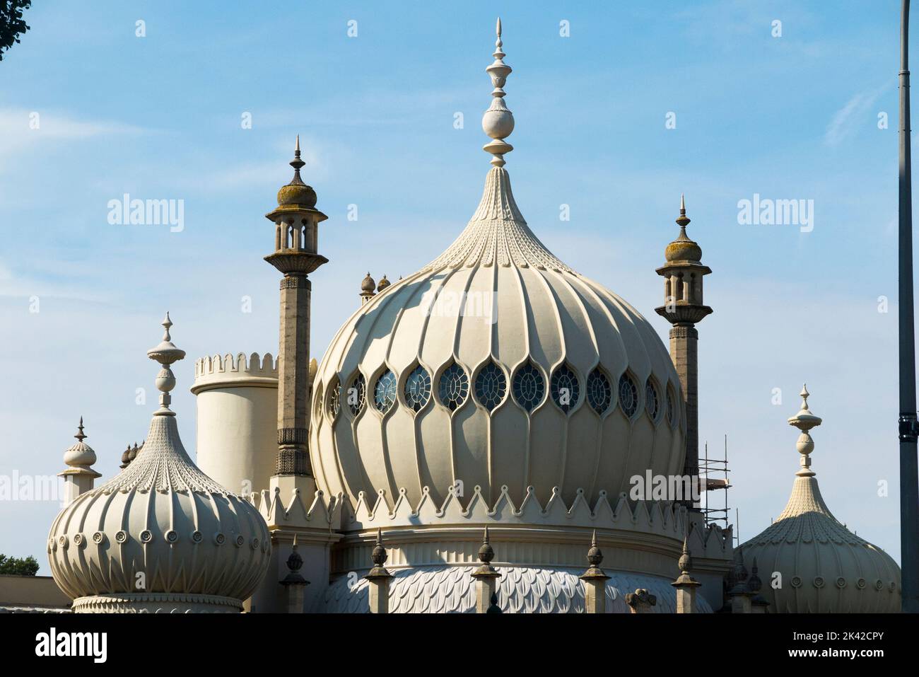 Dome of The Royal Pavilion, with its domes and minarets, is also known ...