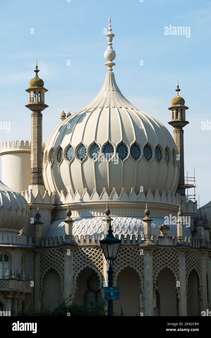 Dome of The Royal Pavilion, with its domes and minarets, is also known ...
