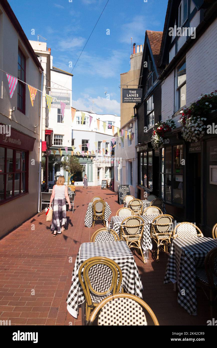 'The Lanes' area of Brighton, specifically Market St / Market Street ...