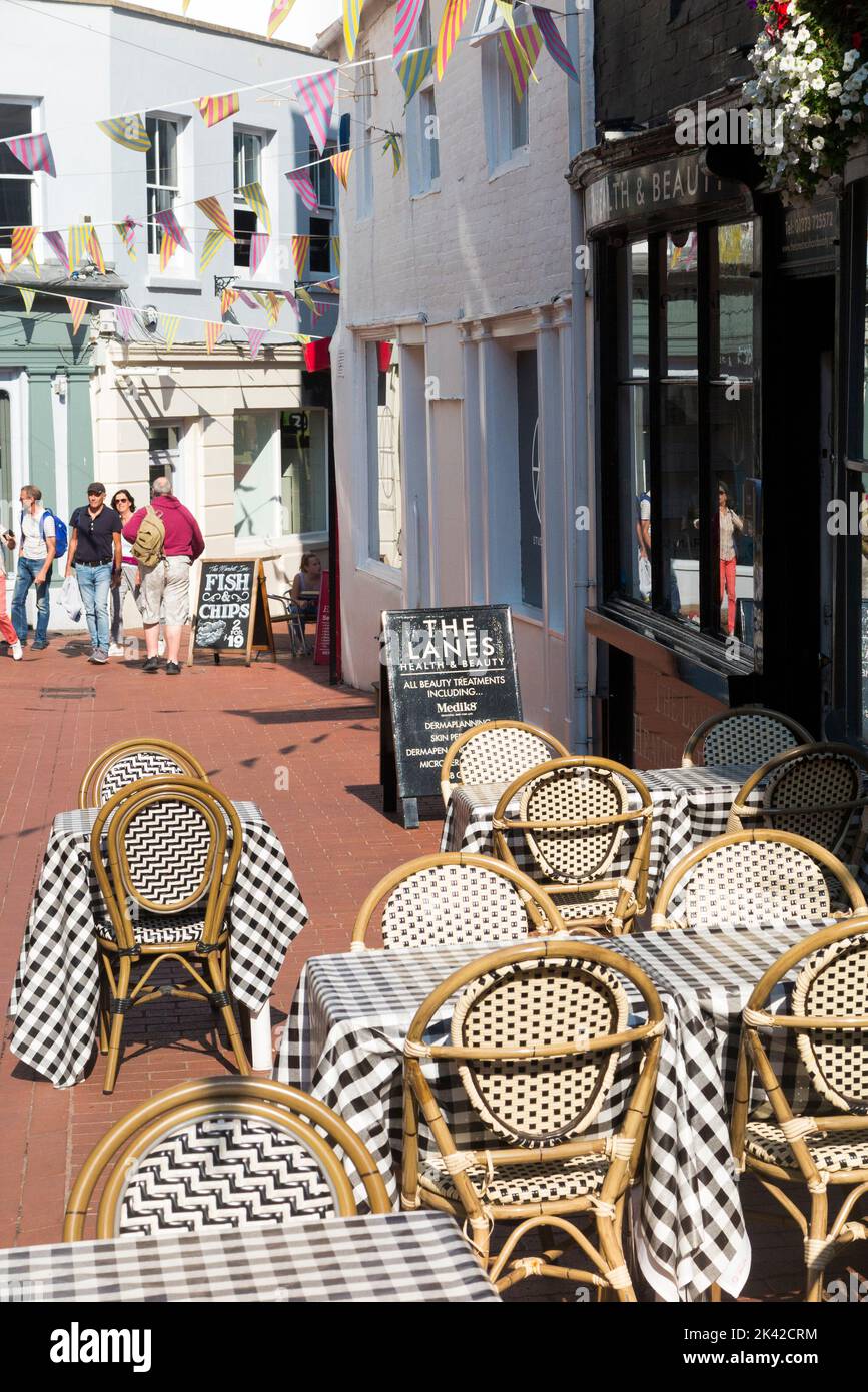 'The Lanes' area of Brighton, specifically Market St / Market Street ...
