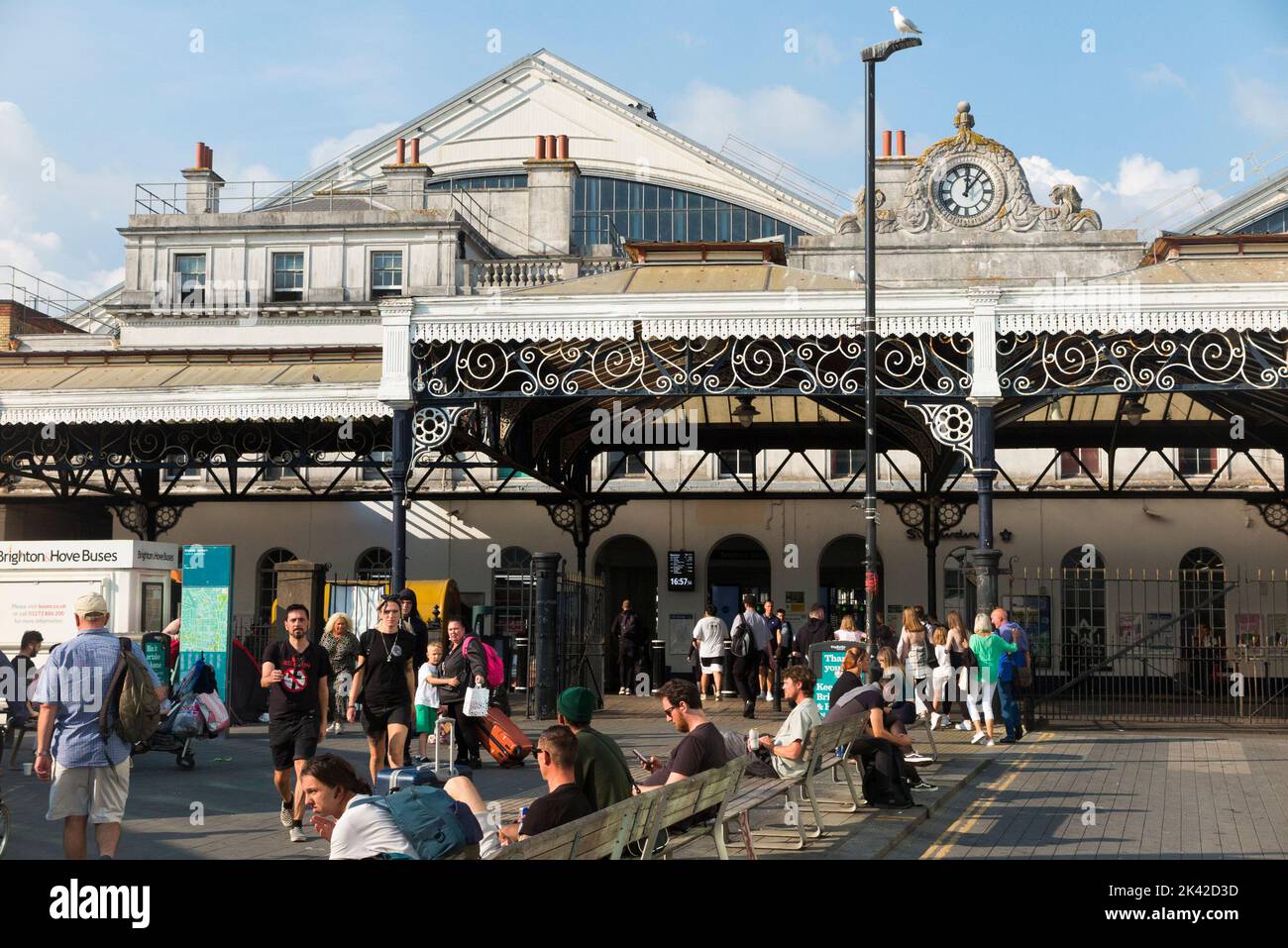 Brighton station facade hi-res stock photography and images - Alamy