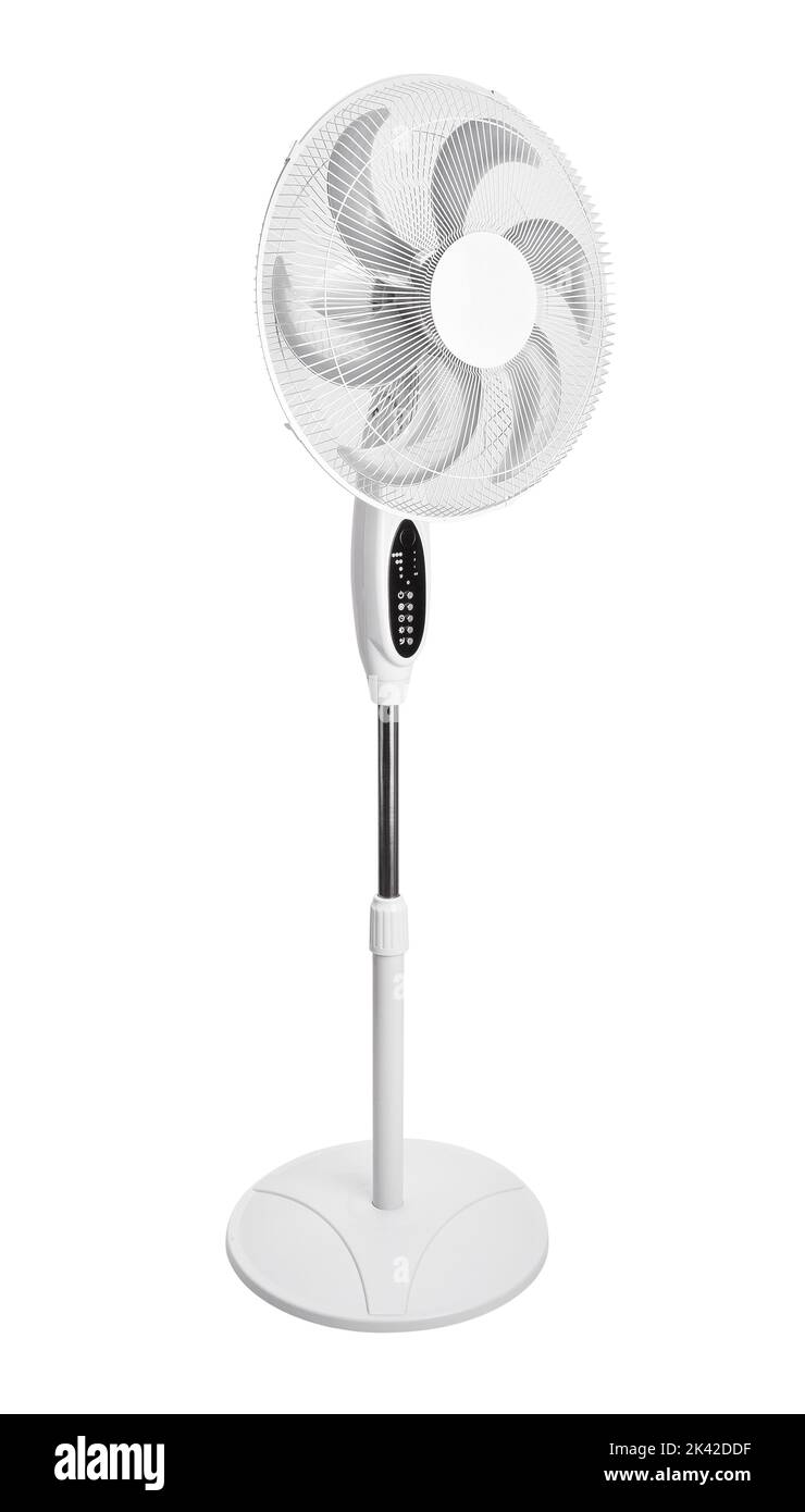 standing fan path isolated on white Stock Photo - Alamy