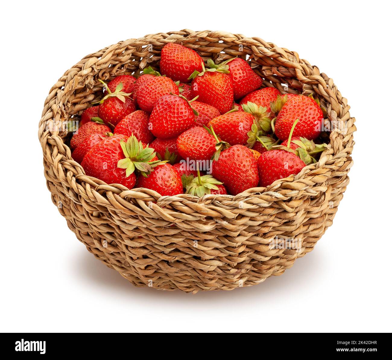 strawberry path isolated on white Stock Photo - Alamy