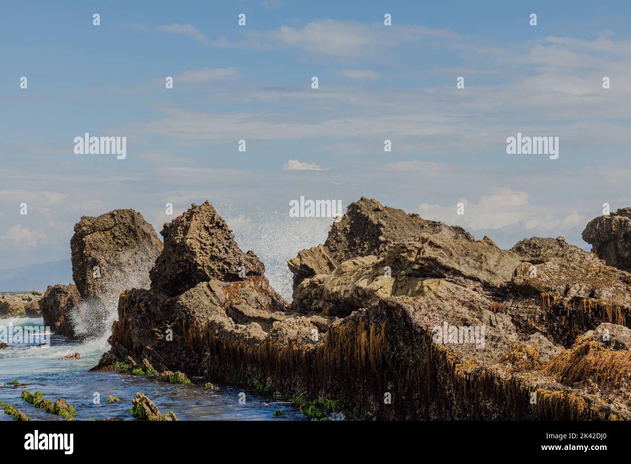 A large and long rock looks unique and exotic Stock Photo - Alamy