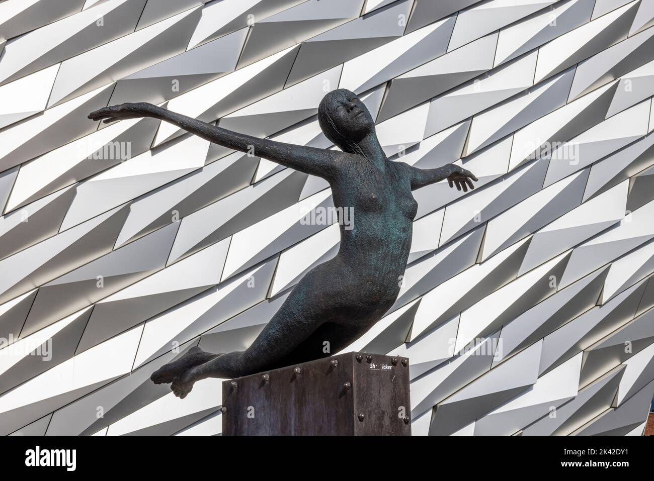 Rowan Gillespie's sculpture Titanica, Titanic Museum, Belfast, Northern ...