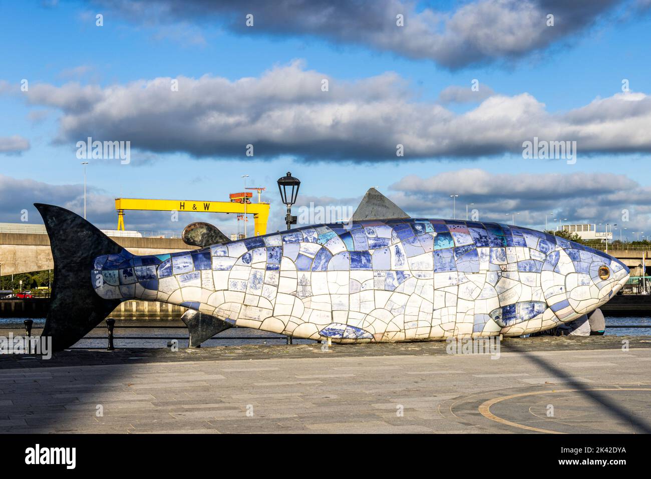 The Salmon of Knowledge (The Big Fish Stock Photo - Alamy
