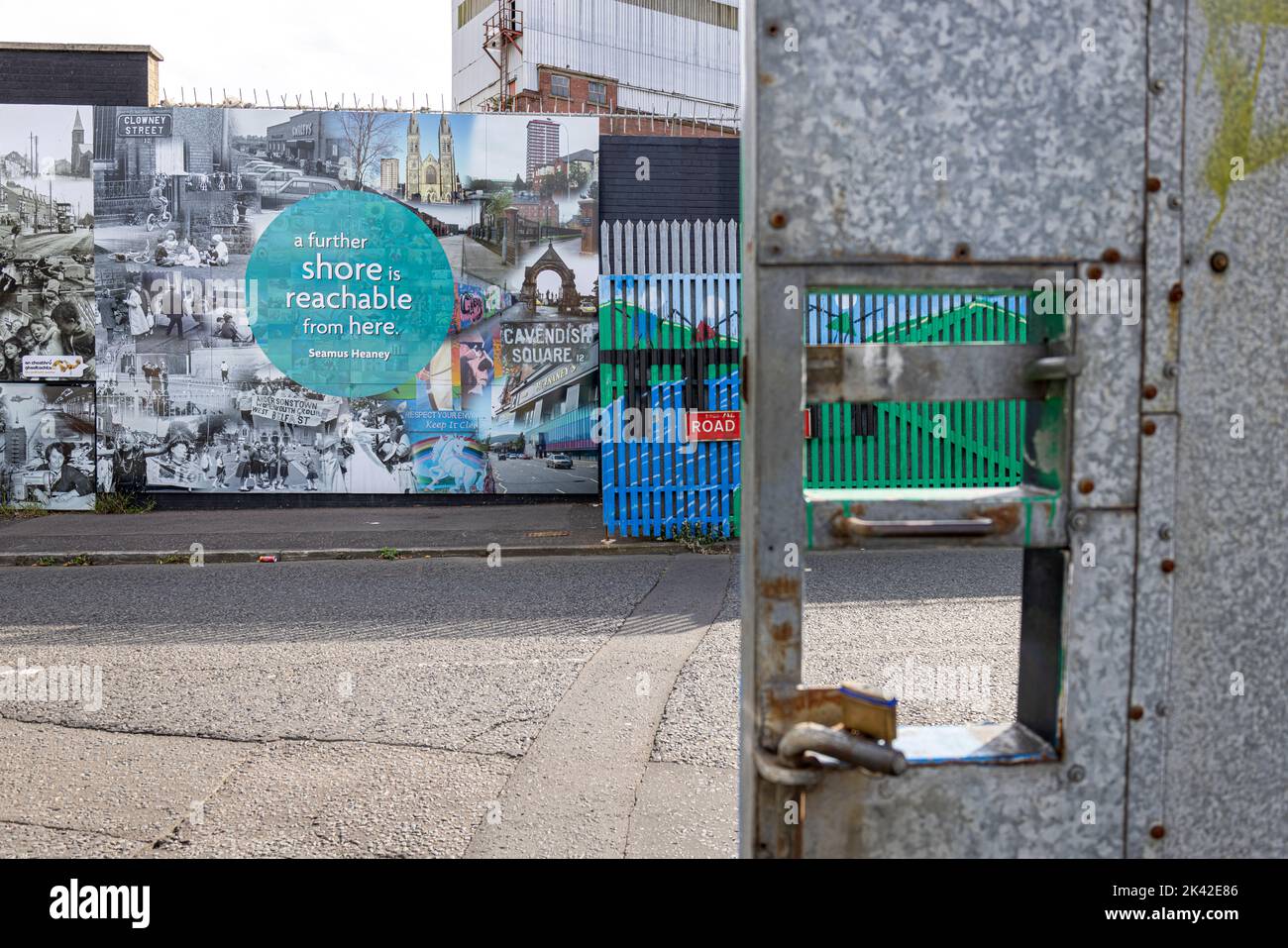 Peace gates, Northumberland Street, Belfast, Northern Ireland, UK Stock ...