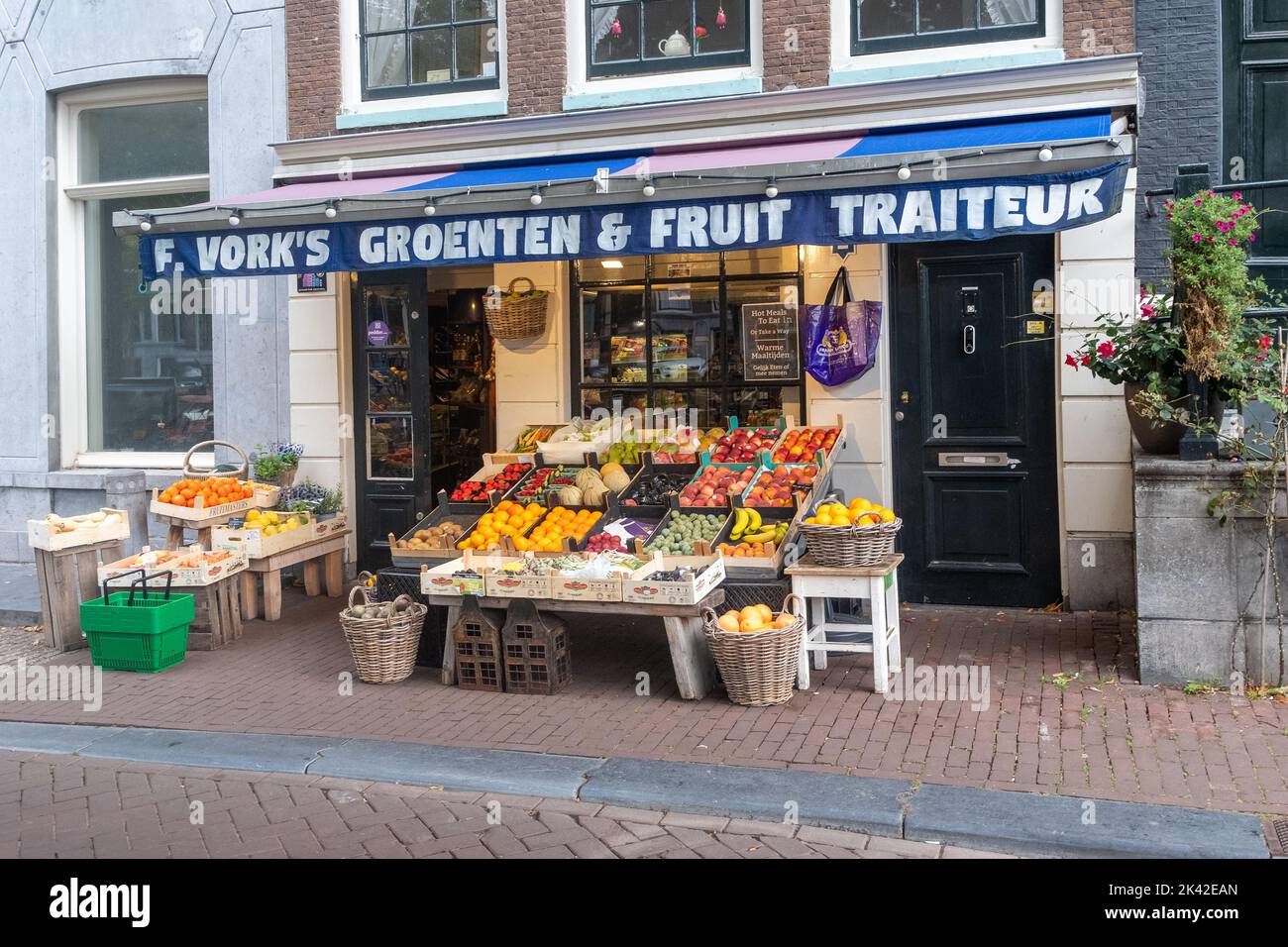 Fruit and Vegetables Shop, Amsterdam, The Netherlands Stock Photo - Alamy