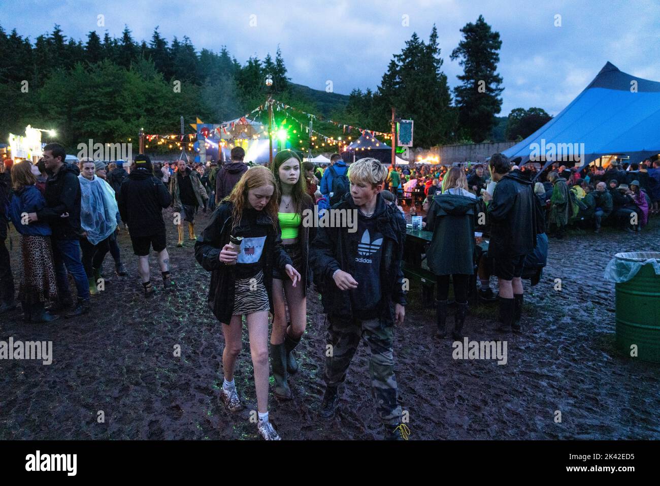 Day One of the Green Man Festival 2019 in Glanusk Park in the Brecon ...