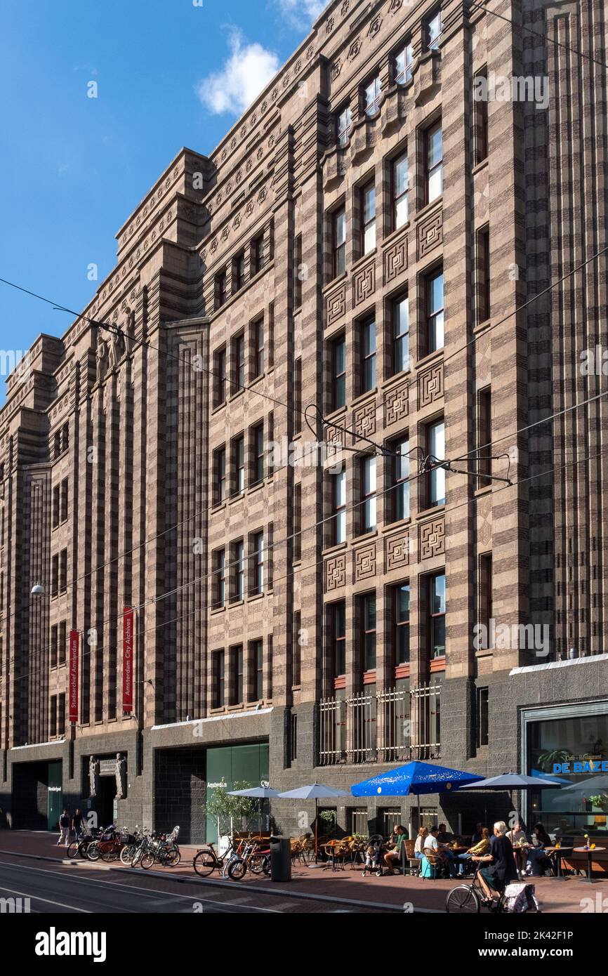 Amsterdam City Archives, De Bazel Building, The Netherlands Stock Photo ...
