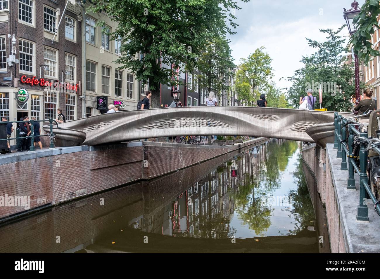 MX3D Bridge, De Wallen, Amsterdam, The Netherlands Stock Photo - Alamy